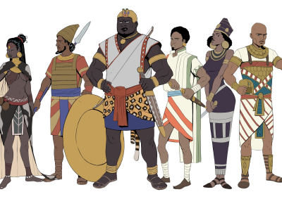 Illustrations for character design for fantasy, sci-fi and comic books ...