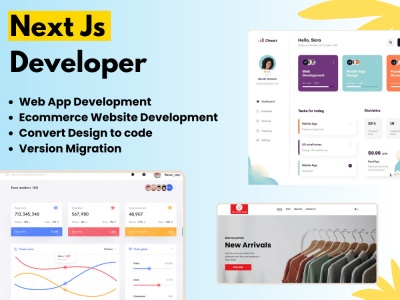 Next.js Developer | Front End Developer | Tailwind | Upwork
