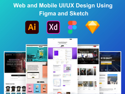 Design Stunning Web & Mobile Interfaces using Figma/Sketch | Upwork