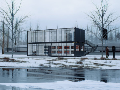 Modeled and rendered Shipping container projects | Upwork