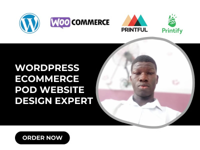 Wordpress website, wordpress print on demand POD eCommerce website ...
