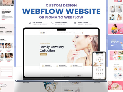 Custom webflow website design and convert figma to webflow | Upwork