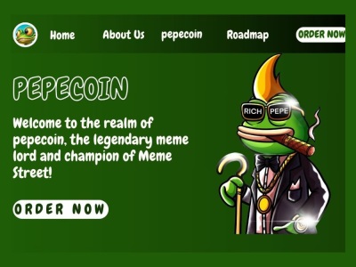 Design Wordpress Elementor meme coin website, pepe website crypto ...