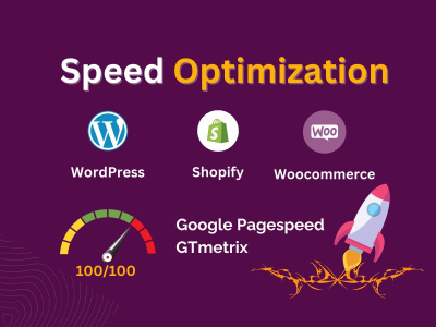 Speed optimization for shopify wordpress with improve gtmetrix | Upwork