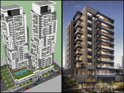 Modeling and rendering high rise building in revit from cad files | Upwork