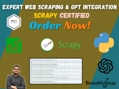 Scrapy Expert | Web Scraping | Automation Scripts | GPT Integration | Upwork