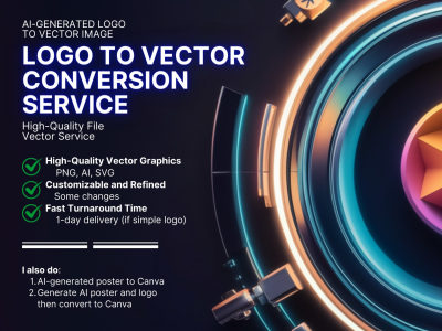 Professional AI-Generated Logo to Vector Image Conversion Service | Upwork