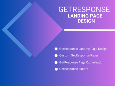 A high-converting GetResponse landing pages and Expert GetResponse ...