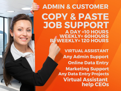Copy & Paste Job & Virtual Assistant Support | Upwork