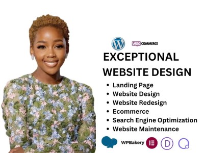 Responsive Wordpress website design | Elementor | Divi | Oxygen | WP Bakery | Upwork