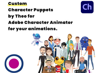 A custom puppet for Adobe Character Animator | Upwork