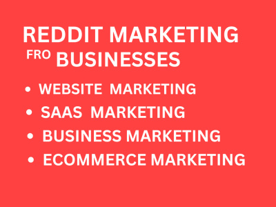 Build ads marketing for business website ecommerce saas reddit ...