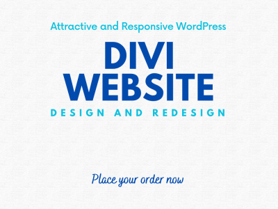 Divi WordPress Divi theme Divi website, Divi WordPress developer | Upwork