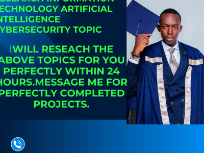 Research information technology artificial intelligence cybersecurity topic | Upwork