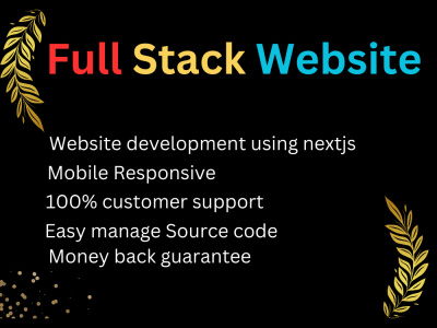 Fully functional full stack website using nextjs, redux ,mongoDB | website | Upwork