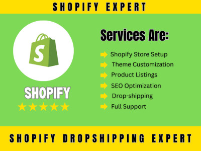 Shopify Store, Ecommerce Website, Dropshipping Store, Theme Customization | Upwork