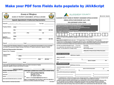 Your PDF forms designed, edit, make fillable & auto populated by PDF ...