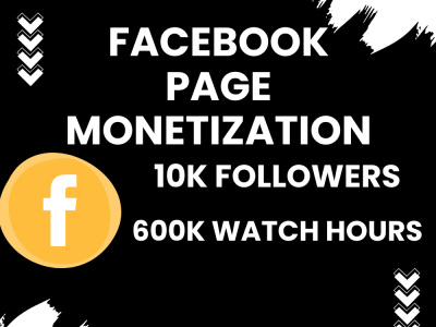 Facebook Page Monetization Organic Growth for Followers & Watch Time | Upwork