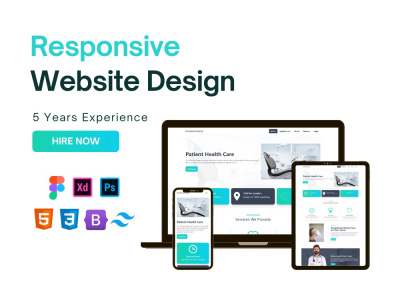Responsive website UI/UX design or Landing page design HTML-CSS ...