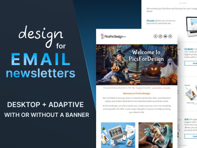 A design for email newsletters without coding | Upwork