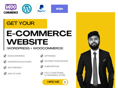 E-Commerce Expert, Woocommerce Wordpress Website Development with Design | Upwork