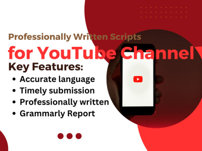 Engaging Well Written Scripts for YouTube Channel | Upwork