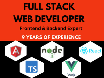 Full stack web developer |Mern stack |Angular Js |React |Node Js |Vue Js | Upwork