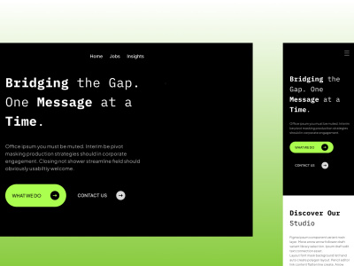 A responsive website UI Design. | Upwork