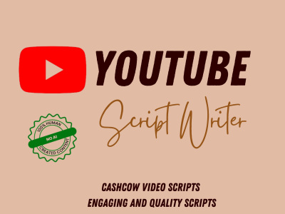 High quality research youtube script writing | Upwork