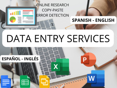 Data entry, administration and typing services | Upwork