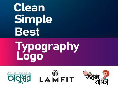 A clean typography Logo | Upwork