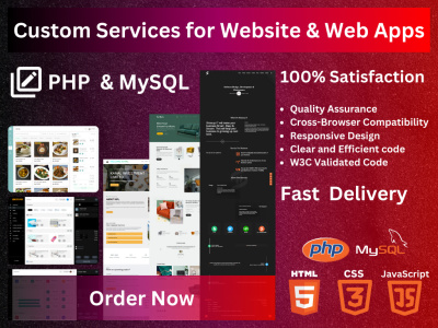 Custom php website design and website development | PHP Web Developer | Upwork