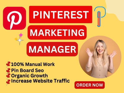 Pinterest Marketing Manager| Pinterest Pin Board SEO| 100% Pinterest ...