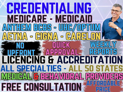 Expedited credentialing, contracting, enrollment and licensing | Upwork