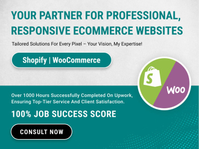 Professional Responsive eCommerce Website Using Shopify and WooCommerce | Upwork