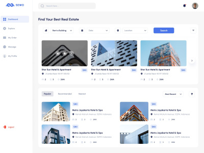 Real State dashboard design or dashboard UX UI Designer in figma | Upwork