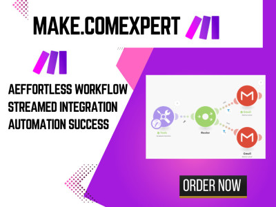 Make.com workflow, integration,made com,zapier.. | Upwork