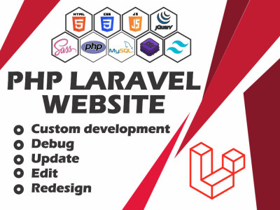 Debug, update, edit, redesign, and develop php laravel website | Upwork
