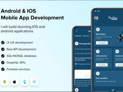 Android and ios app with web based admin panel | Upwork