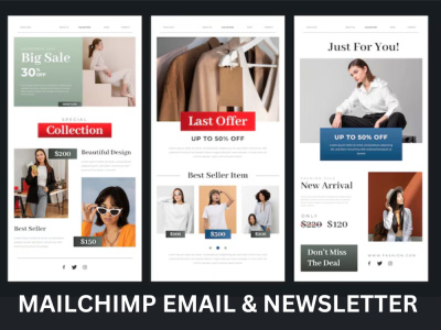 MailChimp Email Template , Newsletter Template Design & Development ...