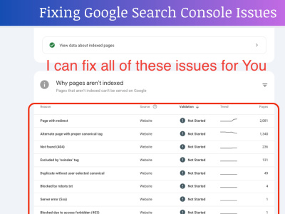 GSC: Google Search Console Errors Fixed Completely | Upwork