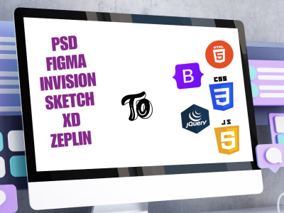 PSD to Wordpress, Figma, Invision, Sketch, Adobe XD To HTML, CSS, BootStrap | Upwork