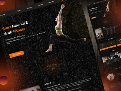 A Eye Catching Website Landing Page | Upwork