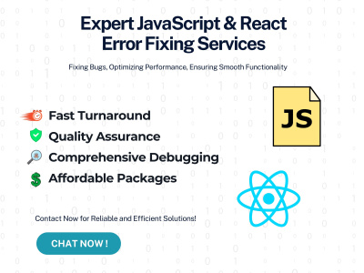 Expert JavaScript and React Error Fixing Services | Upwork