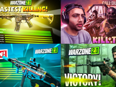 Call of duty warzone gaming thumbnail in 3 hours | Upwork