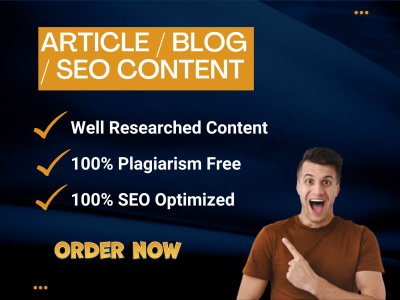 A Unique & IMPRESSIVE Quality Article/Blog/Content - Articles & Blog ...