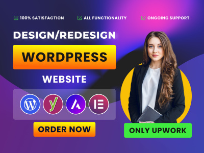 Design, redesign, build, rebuild, clone, edit or revamp WordPress Website | Upwork