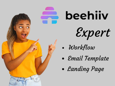 Beehiiv account setup, Beehiiv template, Newsletter, Beehiiv Landing page | Upwork