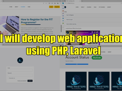 Develop web application using PHP, Laravel | Upwork