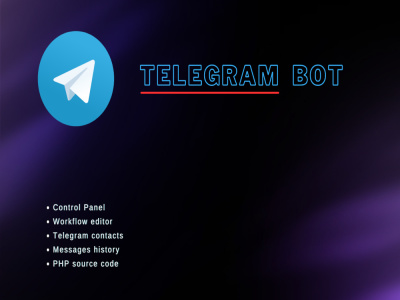 Custom telegram bot with control panel | Upwork